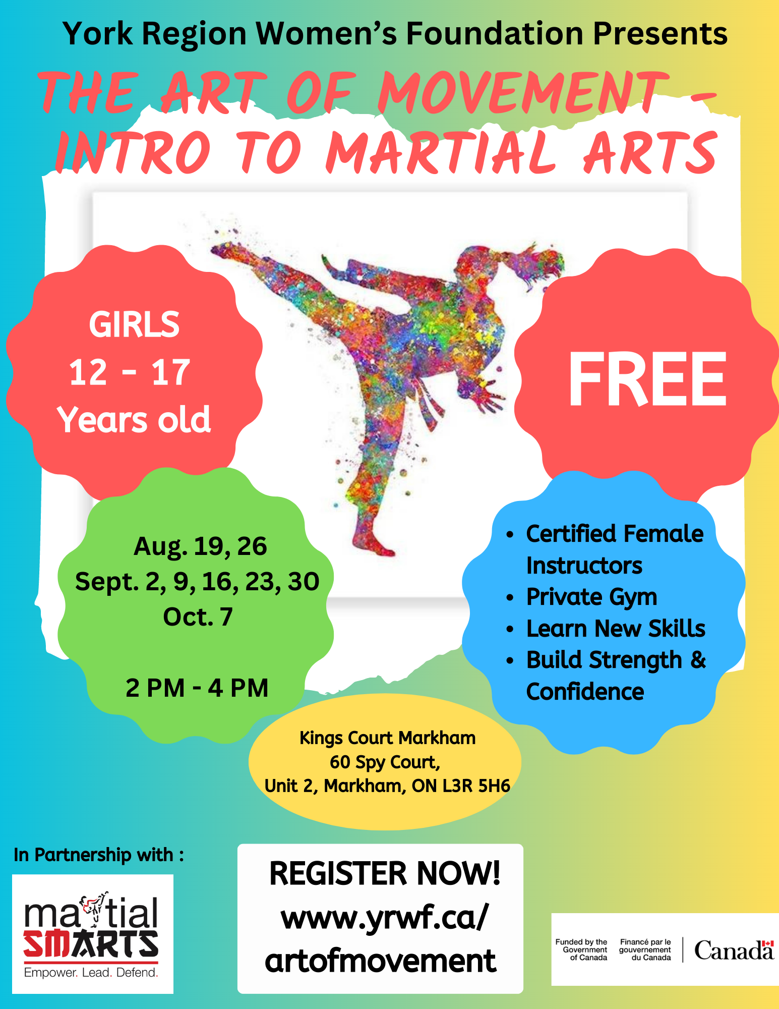 Art Of Movement – York Region Women's Foundation